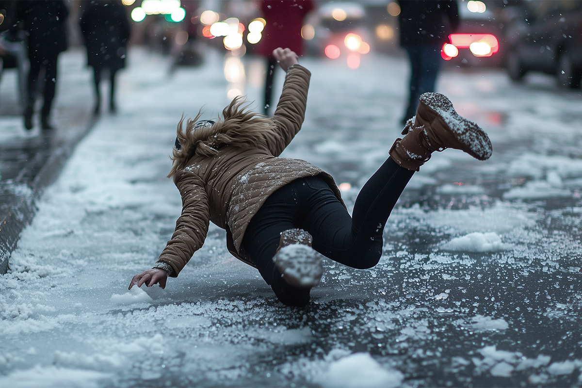 What to Do When You Slip and Fall on an Icy Sidewalk - Law Offices of ...